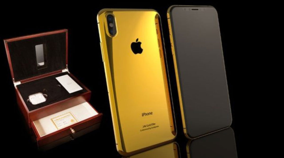 iPhone X Gold Edition: un smartphone de lujo con oro de 24 quilates