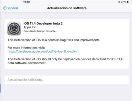 iOS 11.4 beta 2 pública ya disponible. ¿Qué hay de nuevo?