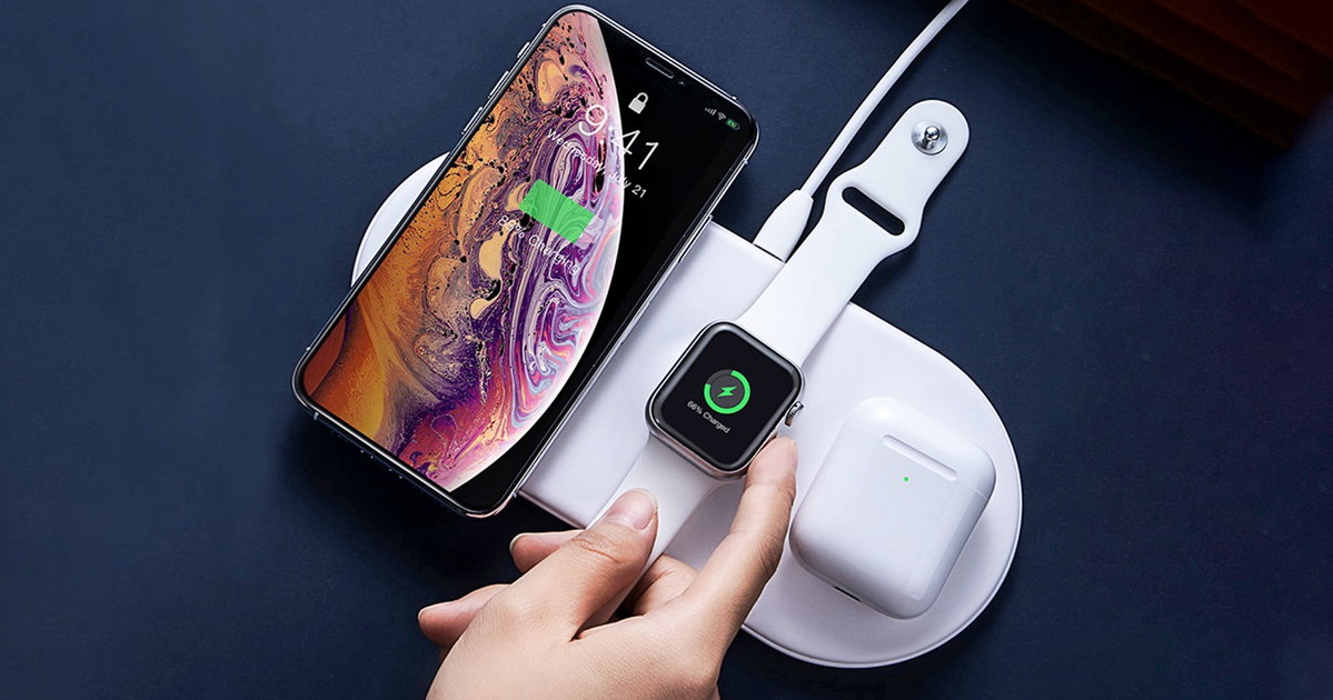 Un prototipo de la base AirPower de Apple aparece en vídeo cargando un ...