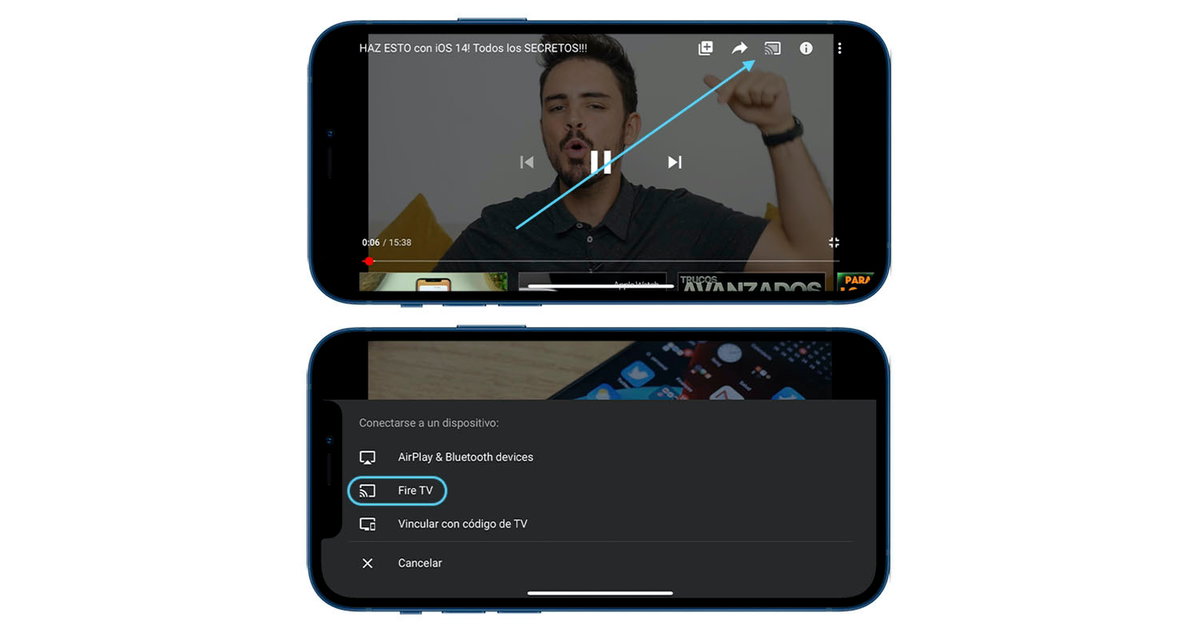 Cómo conectar el iPhone al Chromecast