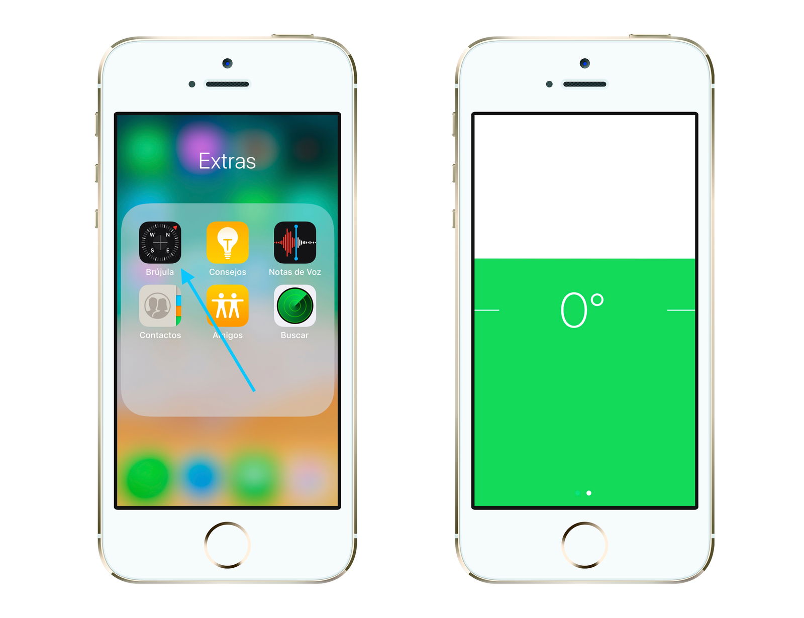 Cómo usar el nivel escondido de tu iPhone
