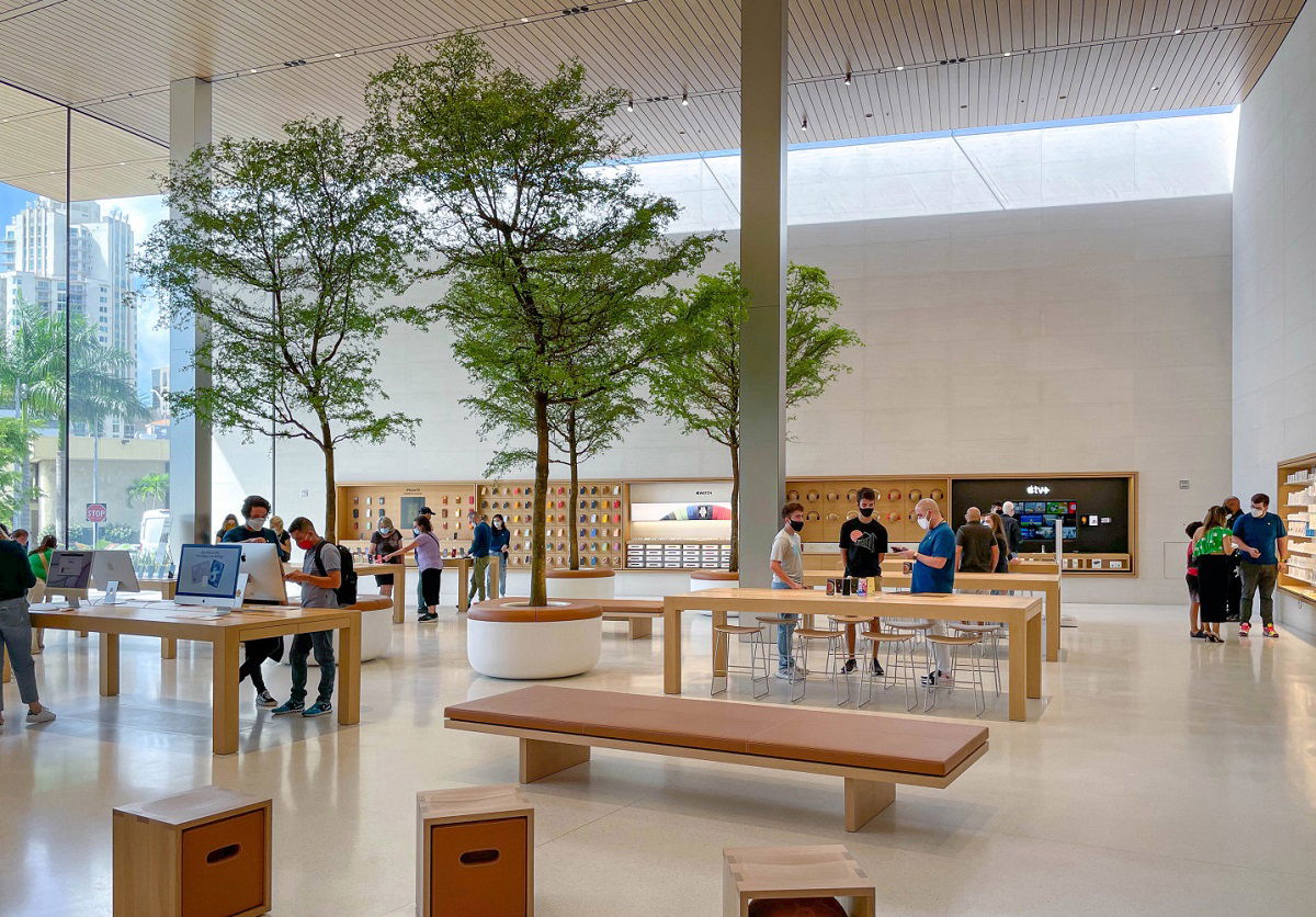 Esta nueva Apple Store de Miami es una de las más espectaculares del mundo