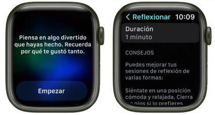Cómo usar la función Mindfulness en el Apple Watch