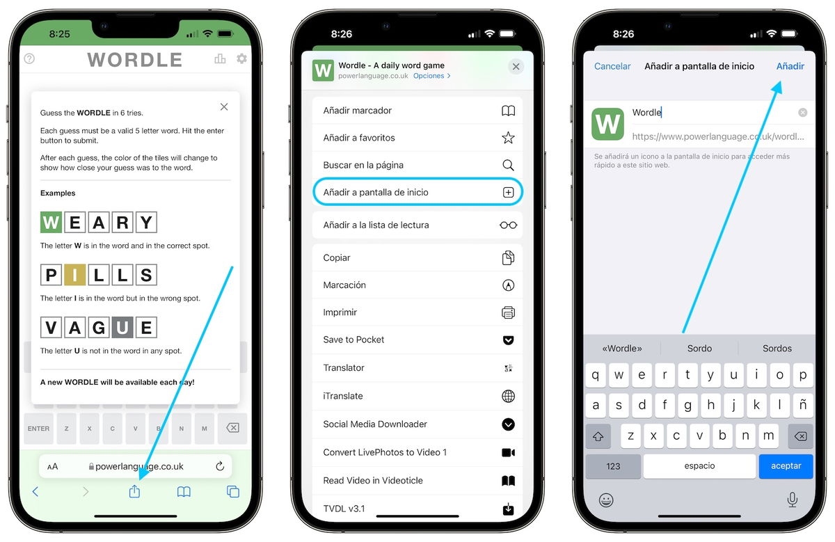 Cómo tener la app oficial de Wordle en el iPhone