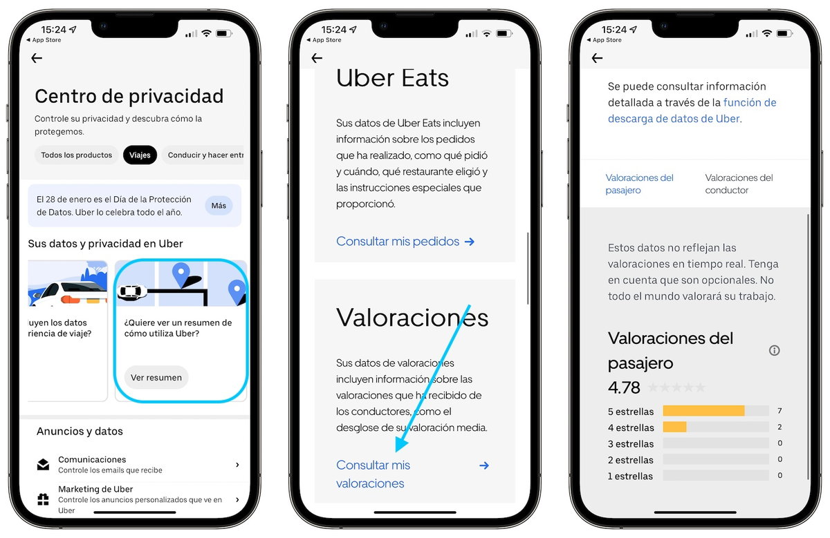 Descubre tu valoración como pasajero en Uber, ¿cuántas estrellas tienes ...