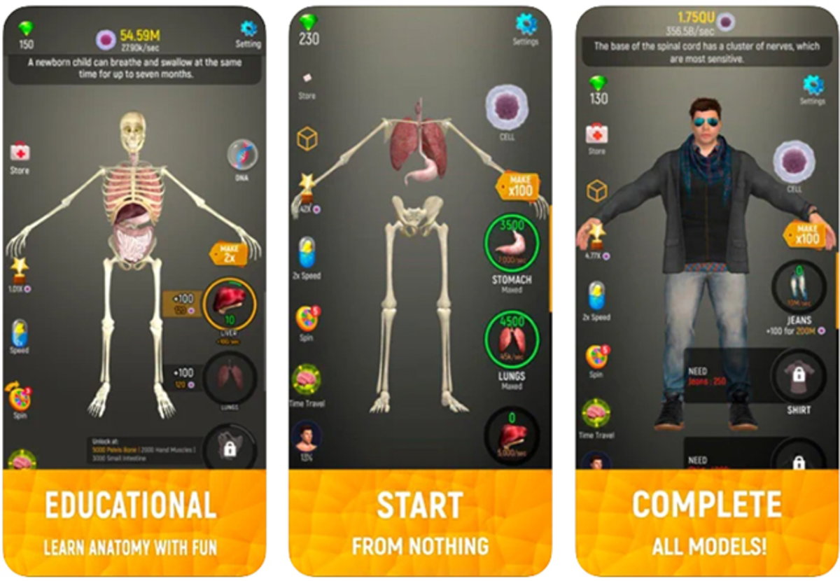 Mejores apps para aprender anatoma desde iPhone