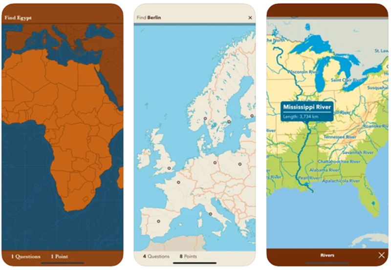 Mejores apps para aprender geografía desde iPhone