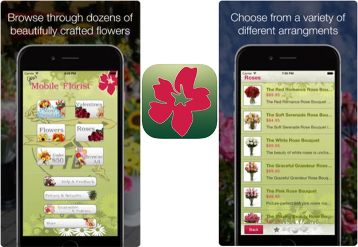 Mejores apps para enviar flores disponibles en iPhone