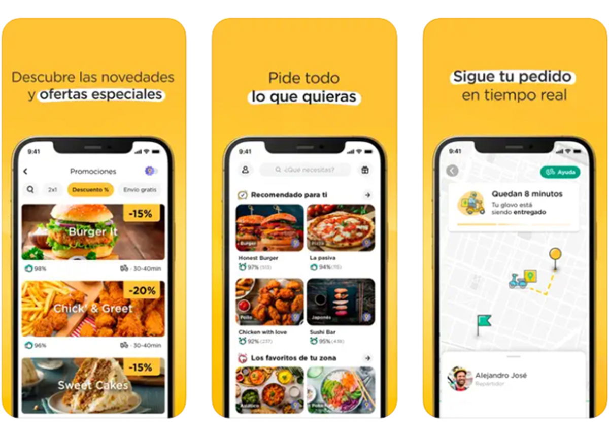 Apps para pedir comida a domicilio en iPhone y iPad