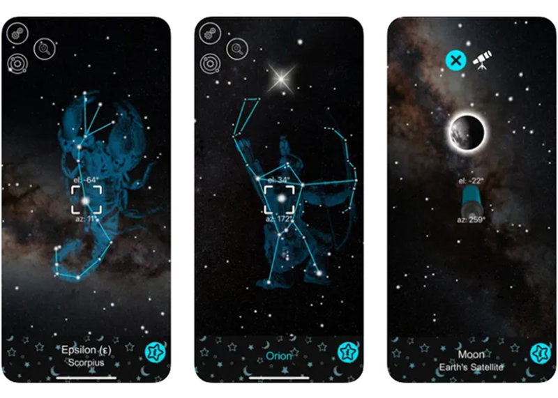 Mejores apps para identificar estrellas desde iPhone