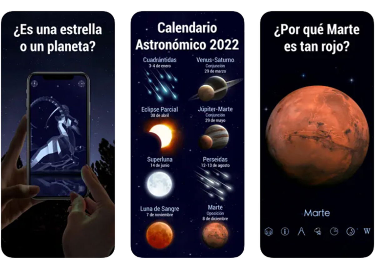 Mejores apps para identificar estrellas desde iPhone