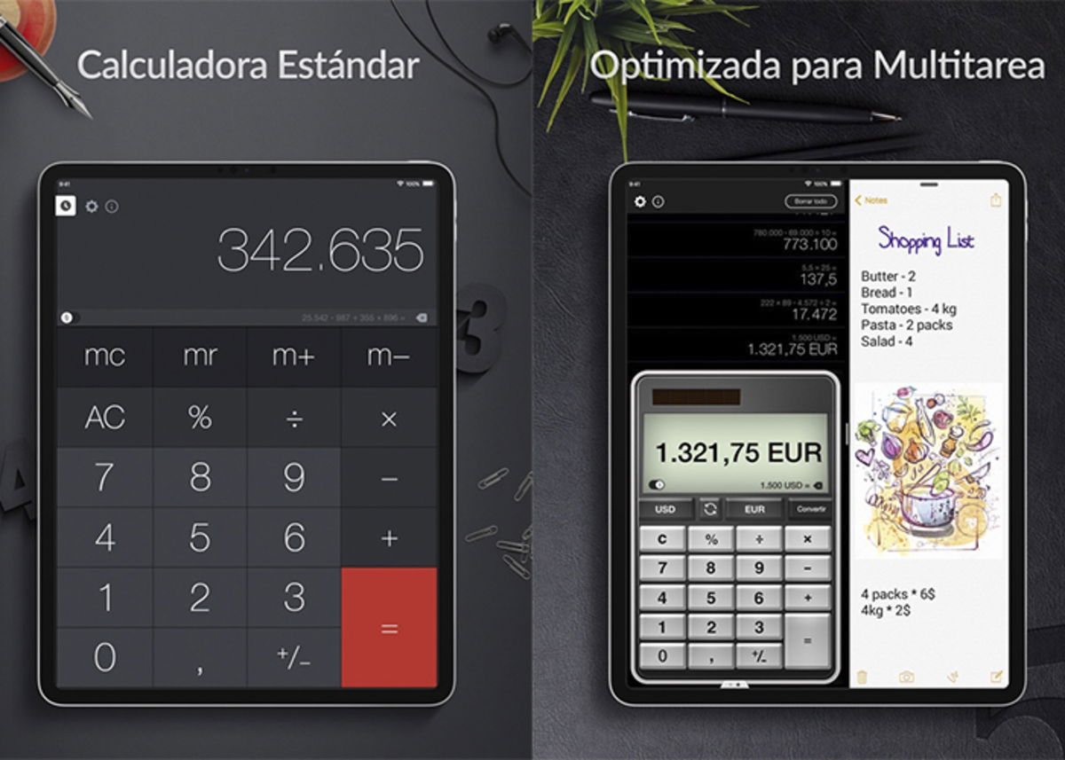 Apps de calculadora para iPhone y iPad