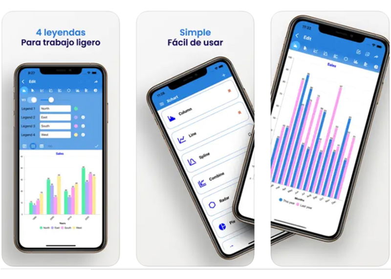 8 aplicaciones para hacer gráficos desde iPhone