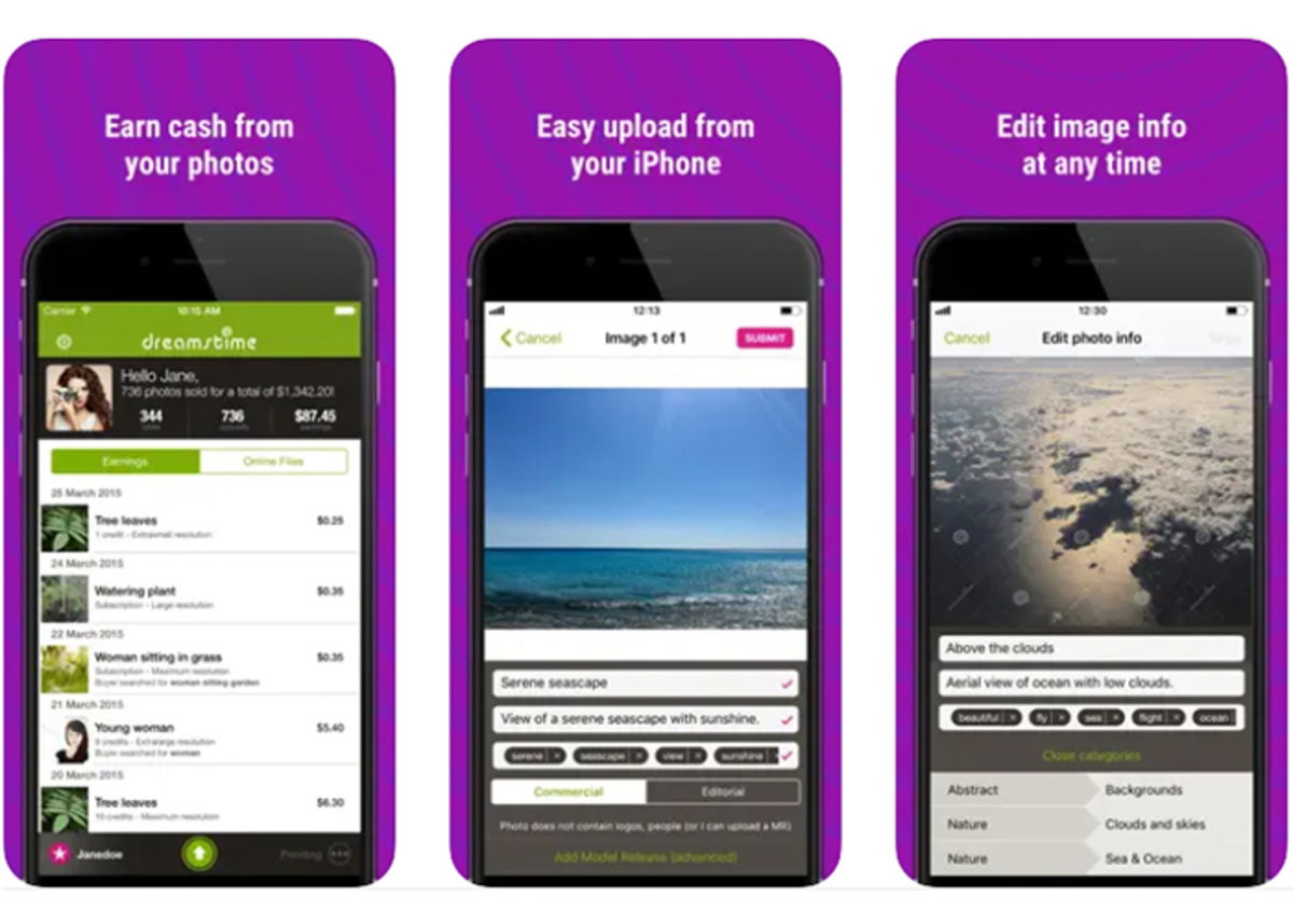 7 aplicaciones para vender fotos en Internet desde iPhone