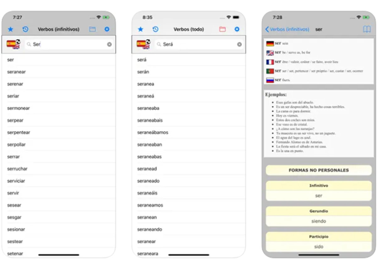 8 apps para memorizar verbos en español desde iPhone