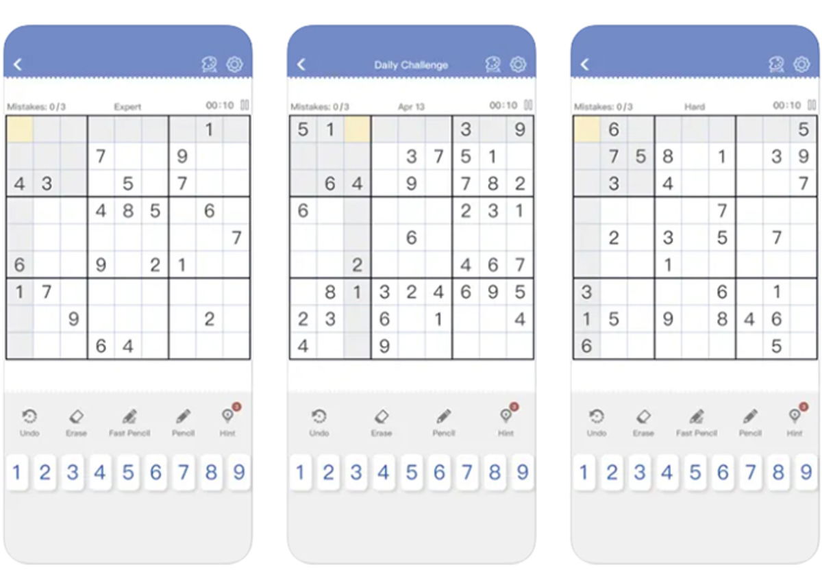 The best sudoku games for iPhone | Gadgetonus