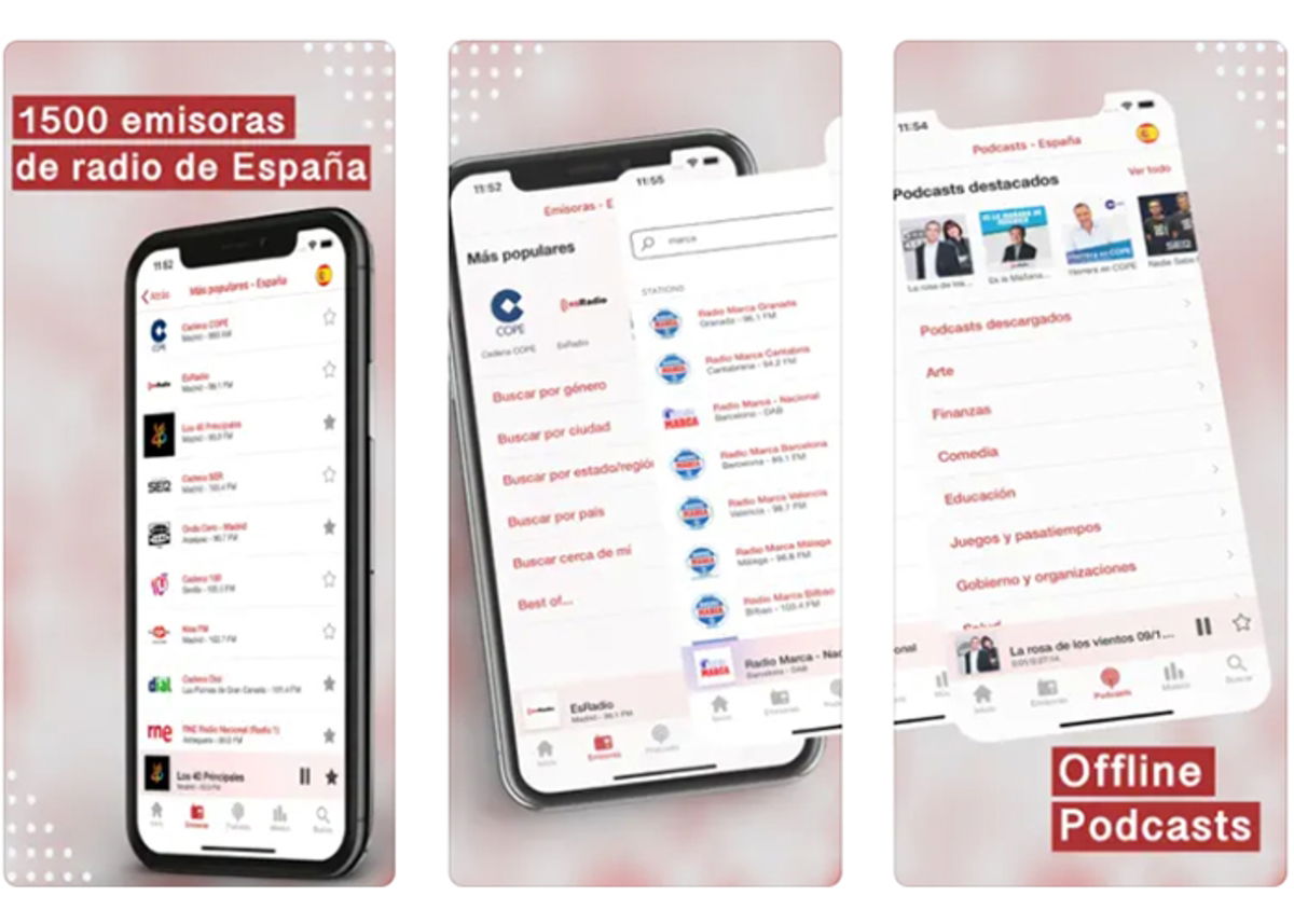 Aplicaciones para escuchar emisoras de radio online