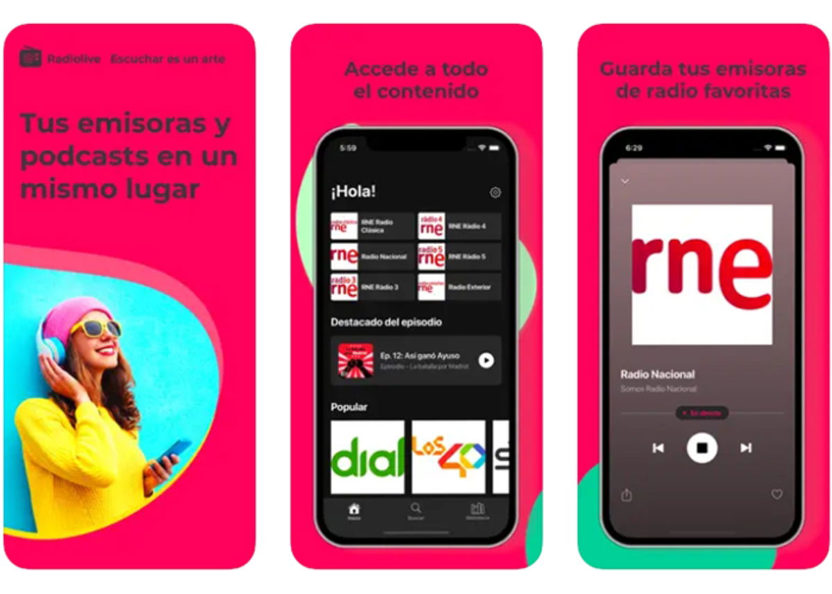 Aplicaciones para escuchar emisoras de radio online