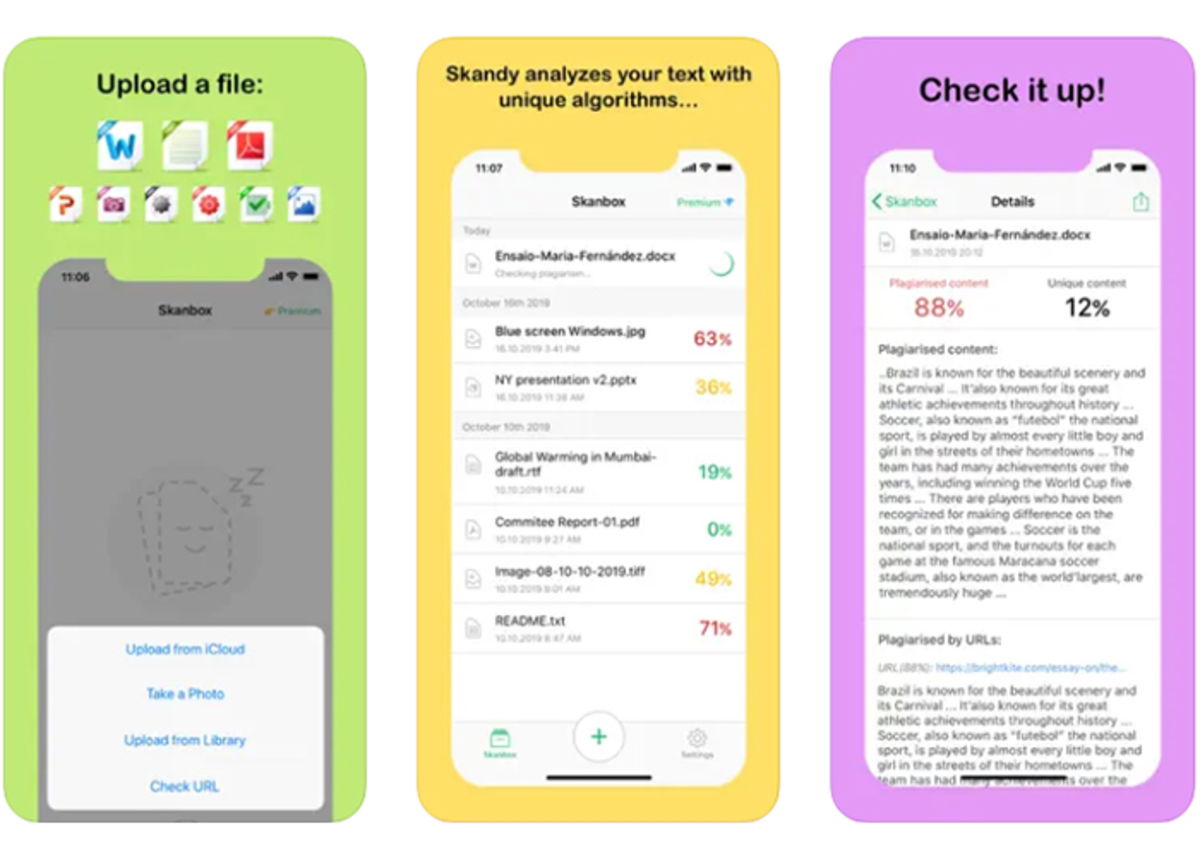 Apps para la detección de plagio disponibles para iPhone y iPad