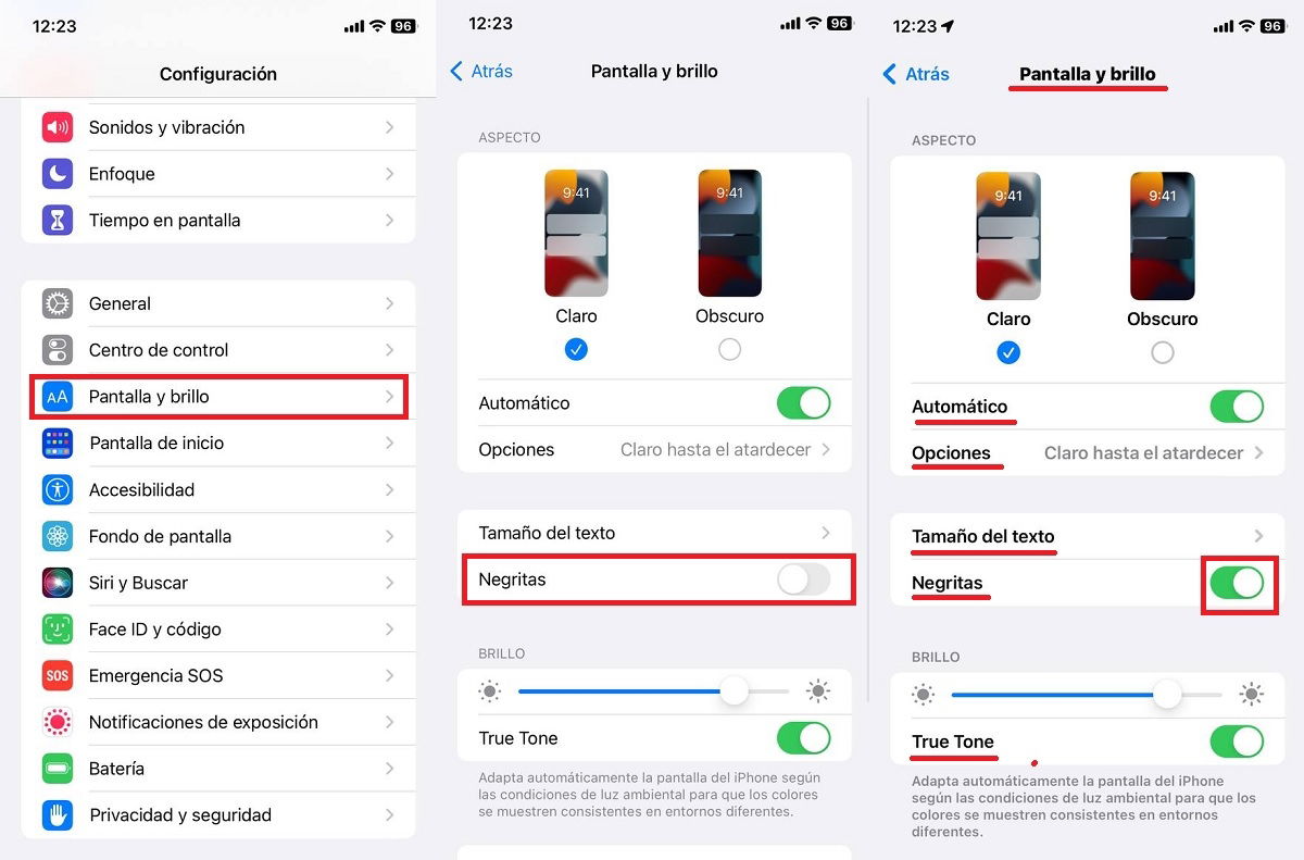 El truco secreto para poner en negrita la barra de estado de tu iPhone