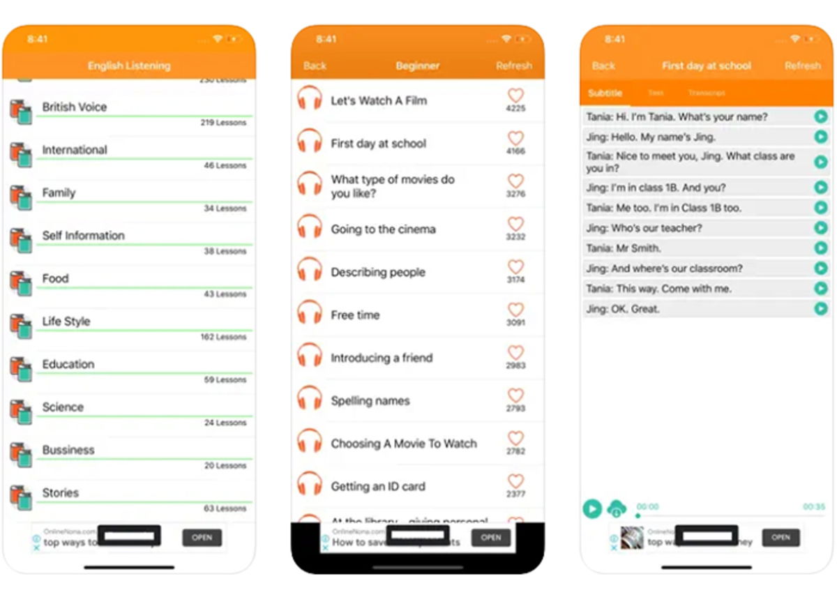 Mejora tu listening de inglés con estas aplicaciones para iPhone