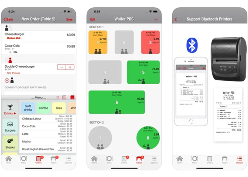 8 apps de comandero para negocios de hostelería disponible para iPhone