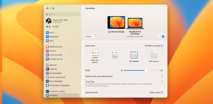Cómo usar el iPad como segunda pantalla para Mac