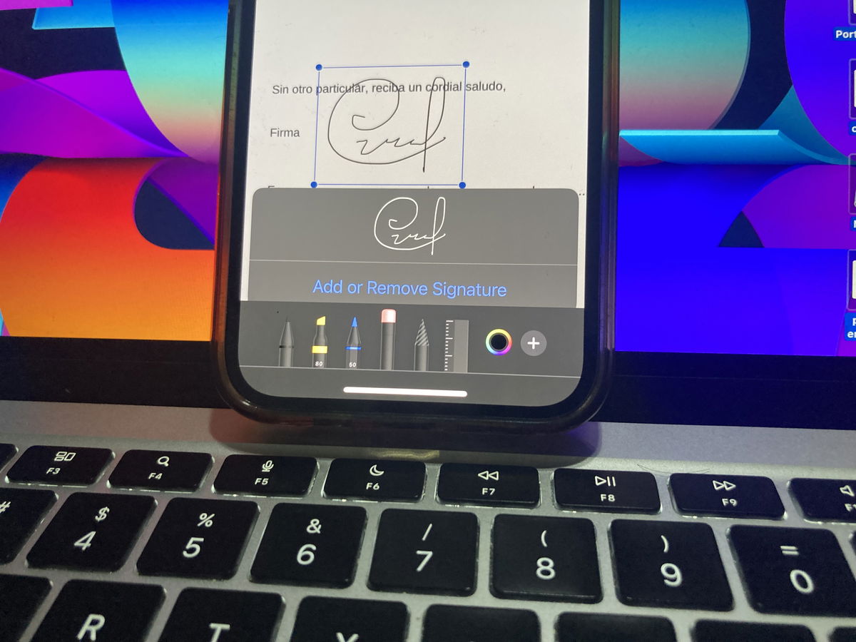 Cómo firmar documentos desde el iPhone o el iPad sin descargar ninguna app