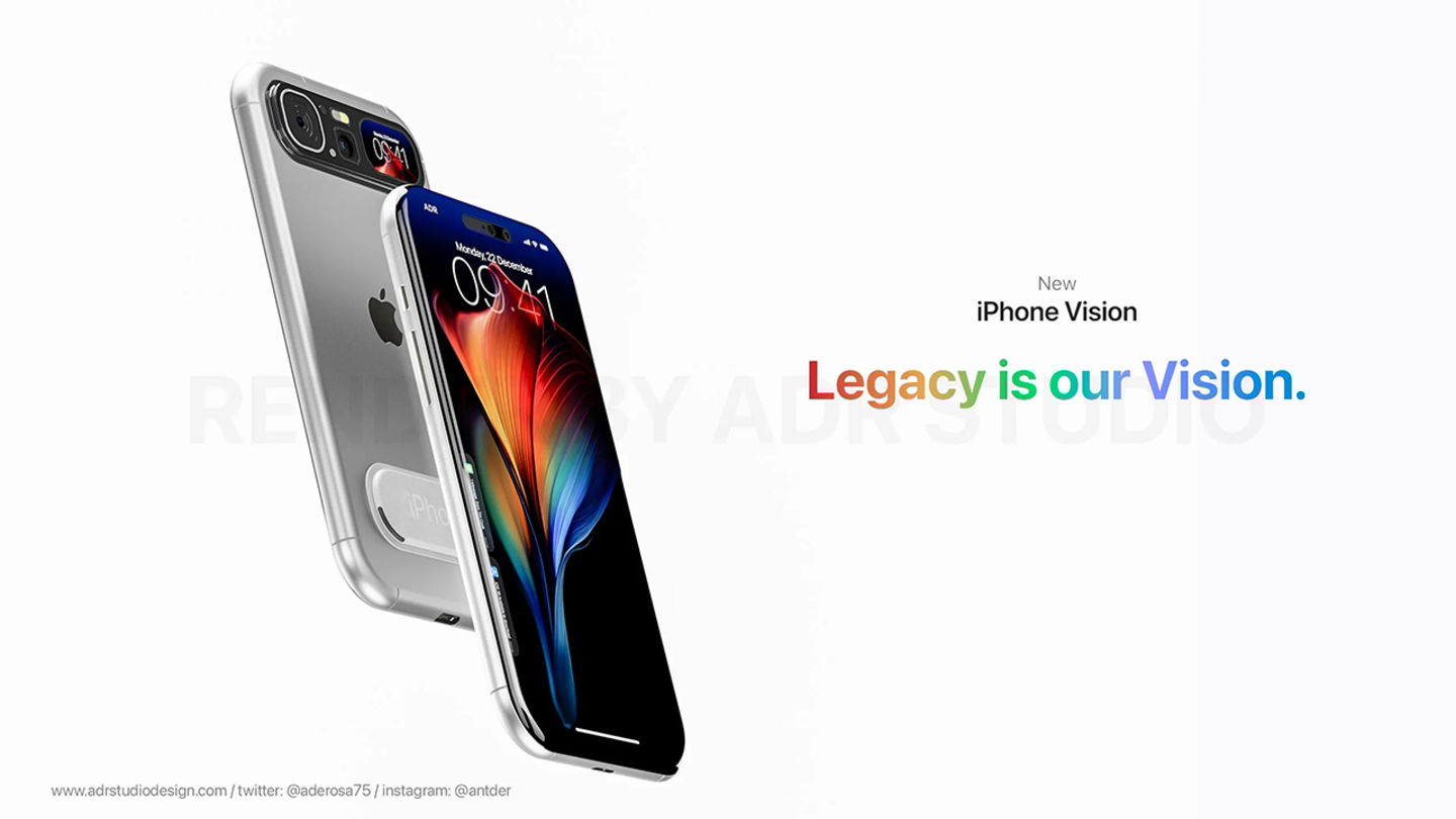 iPhone Vision: este concepto mezcla el iPhone 15 con las Apple Vision Pro