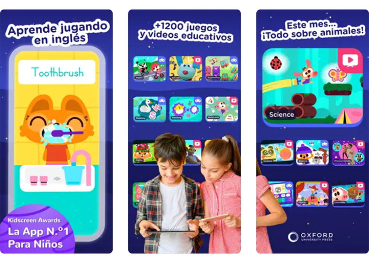 Mejores apps de inglés para niños disponibles en iPhone y iPad