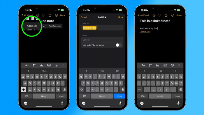 La app Notas de iOS 17 permitirá crear enlaces entre todas tus anotaciones