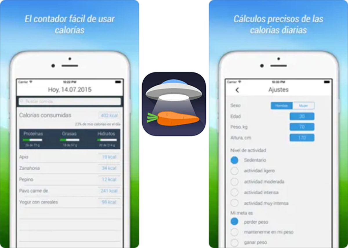 Mejores apps para contar calorías desde iPhone