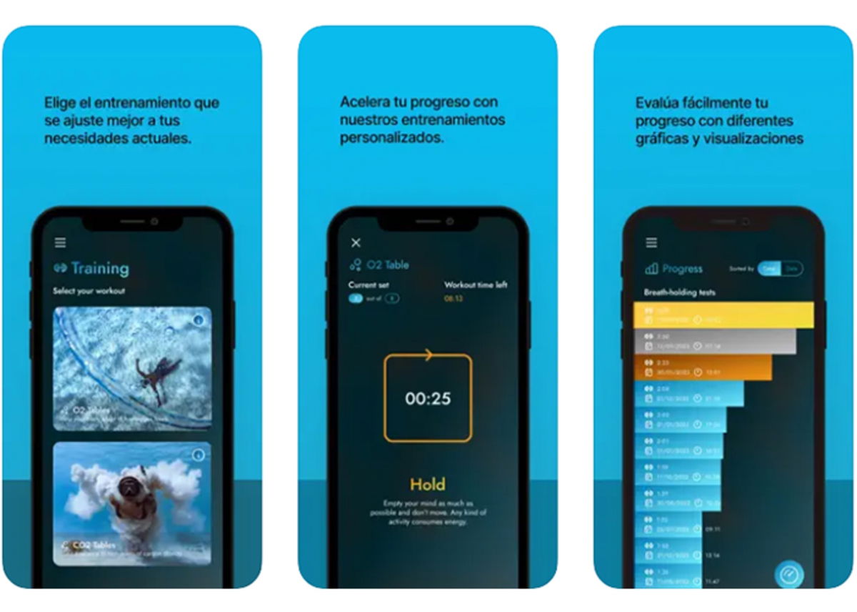 Mejores 7 apps para entrenar apnea disponibles en App Store