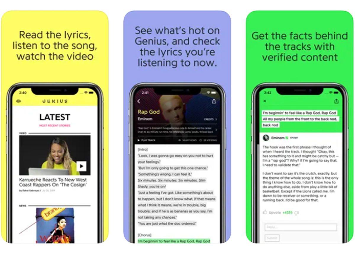 Mejores apps de búsqueda de letras de canciones para iPhone