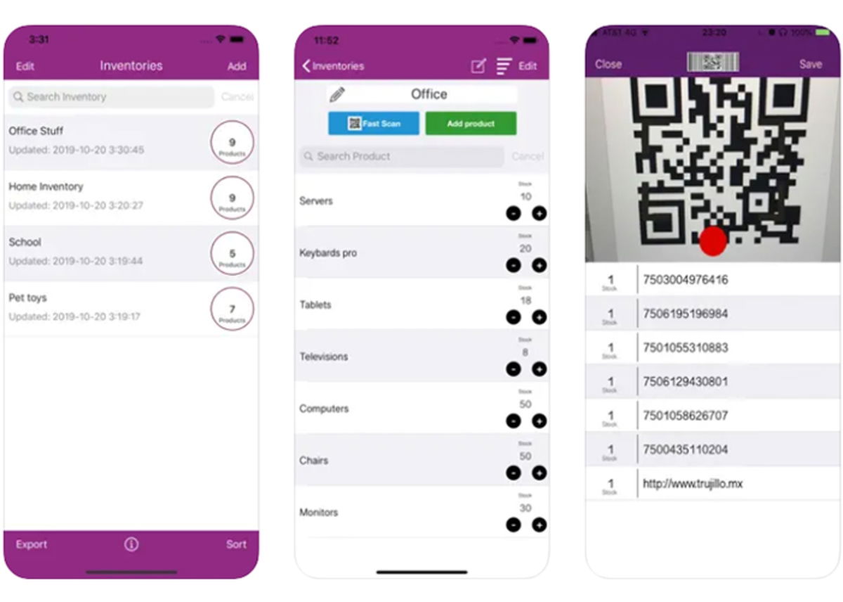 Aplicaciones para el inventario del hogar en iPhone