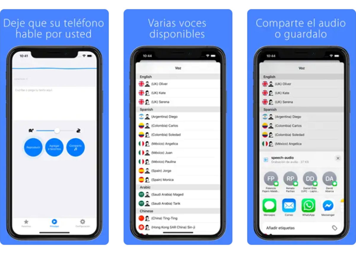 Mejores apps para pasar de texto a voz desde iPhone