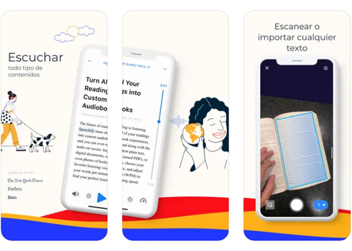 Mejores apps para pasar de texto a voz desde iPhone