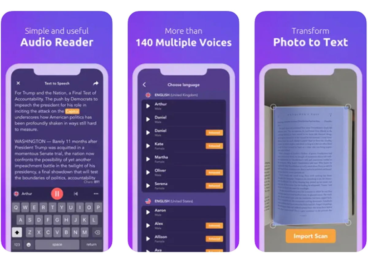 Mejores apps para pasar de texto a voz desde iPhone