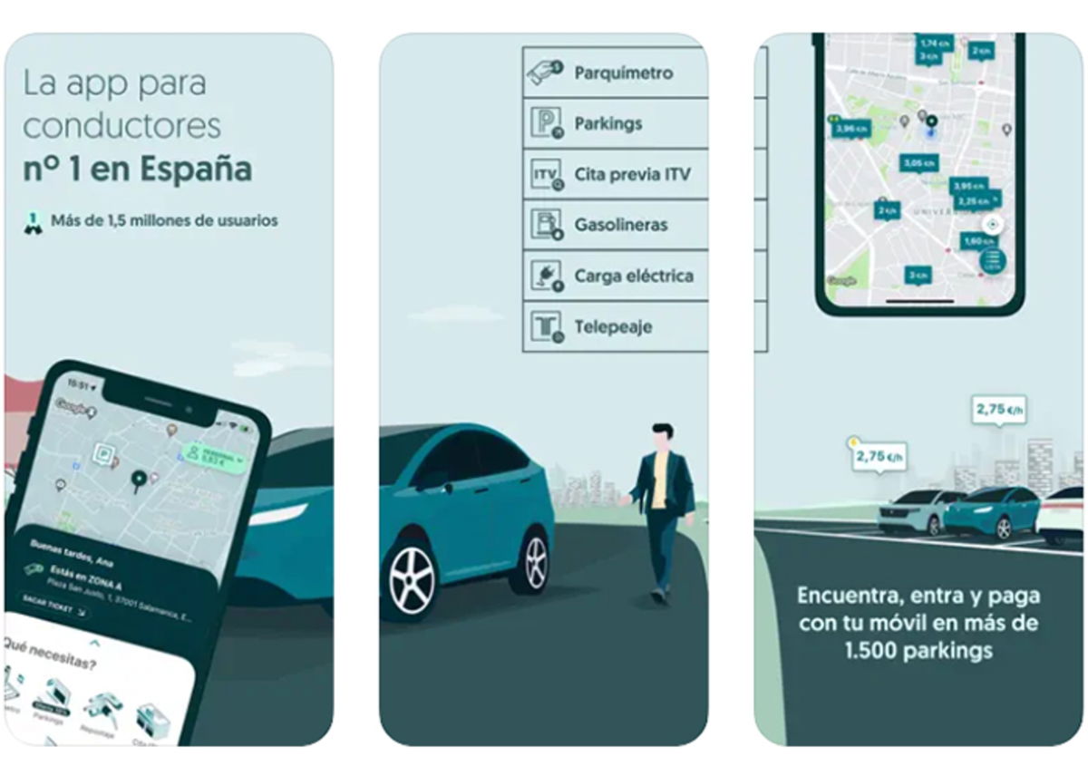 Apps para encontrar aparcamiento fácilmente en iPhone