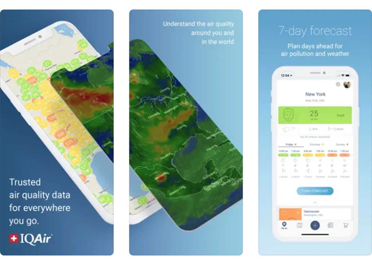Mejores apps para saber la calidad del aire desde iPhone