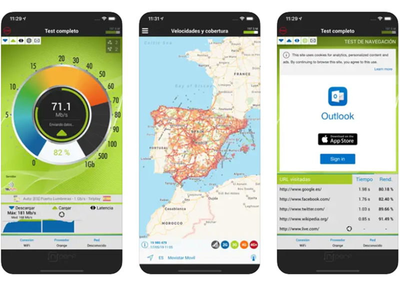 Apps para medir la velocidad de Internet desde iPhone