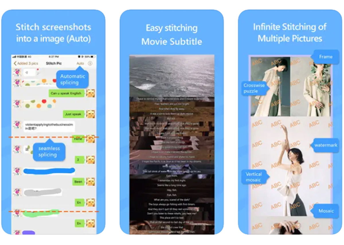 Mejores apps de unión de capturas de pantalla para iPhone y iPad