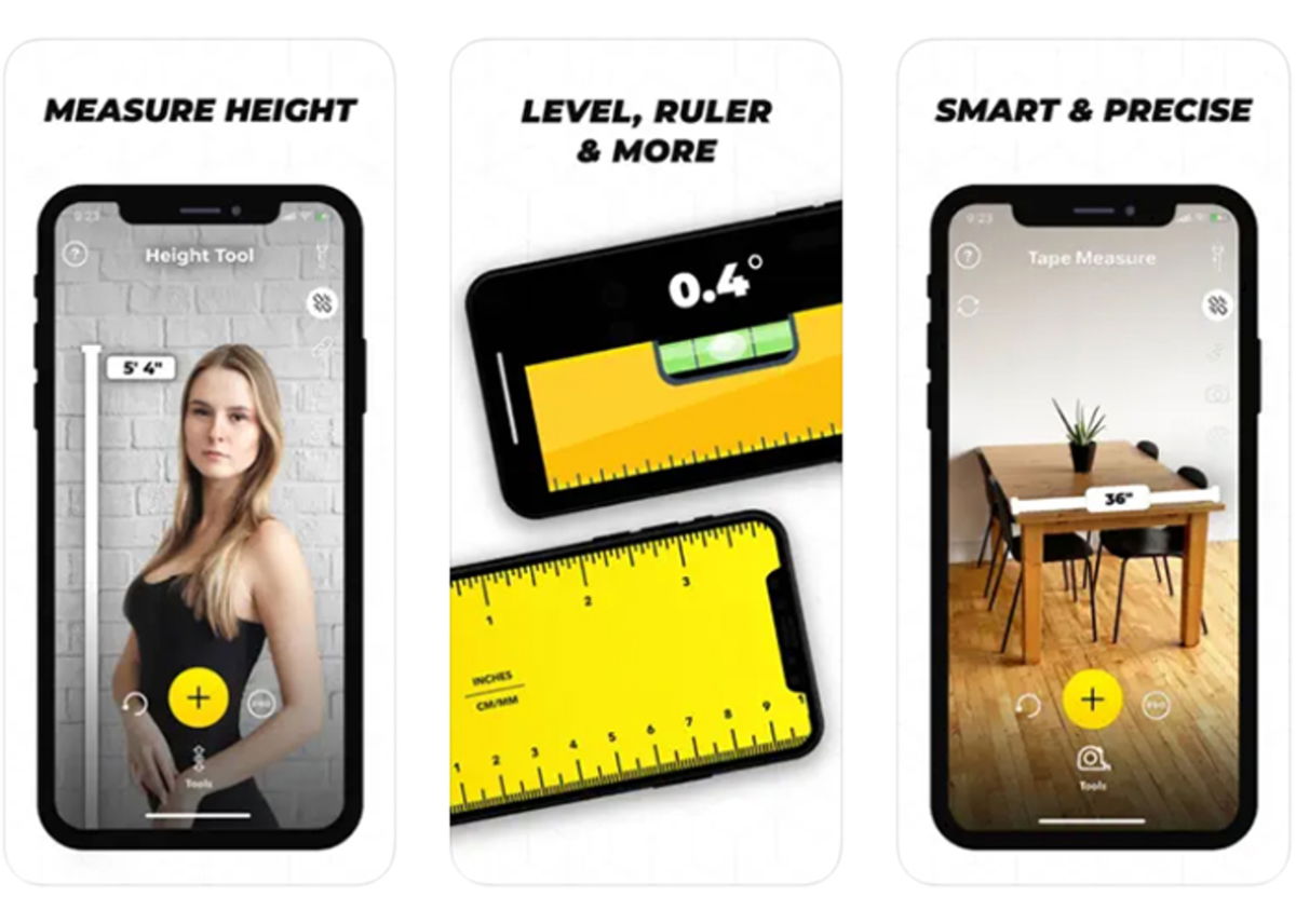 Las mejores aplicaciones de regla y cinta métrica para iPhone