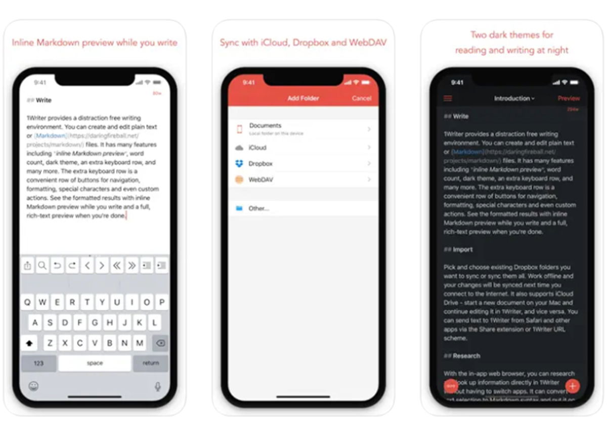 Mejores editores de Markdown para iPhone y iPad