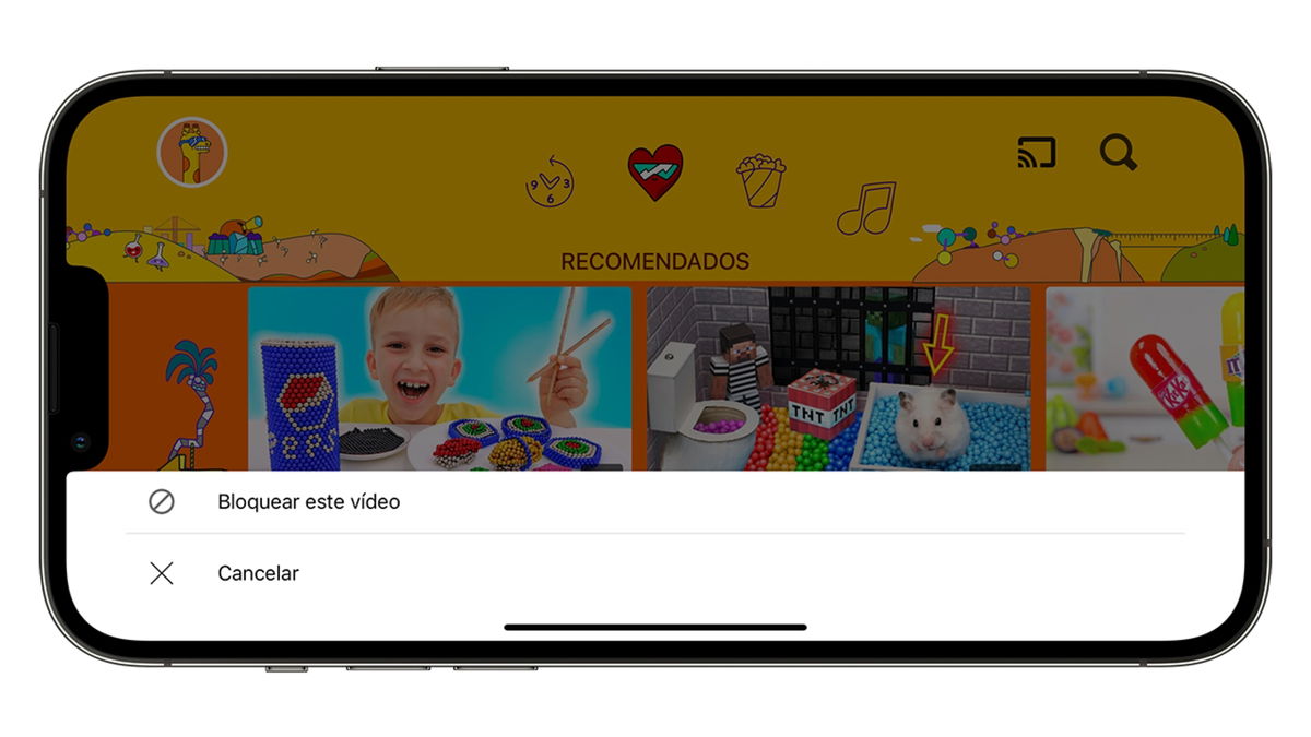 Cómo configurar YouTube para un niño en el iPhone o el iPad