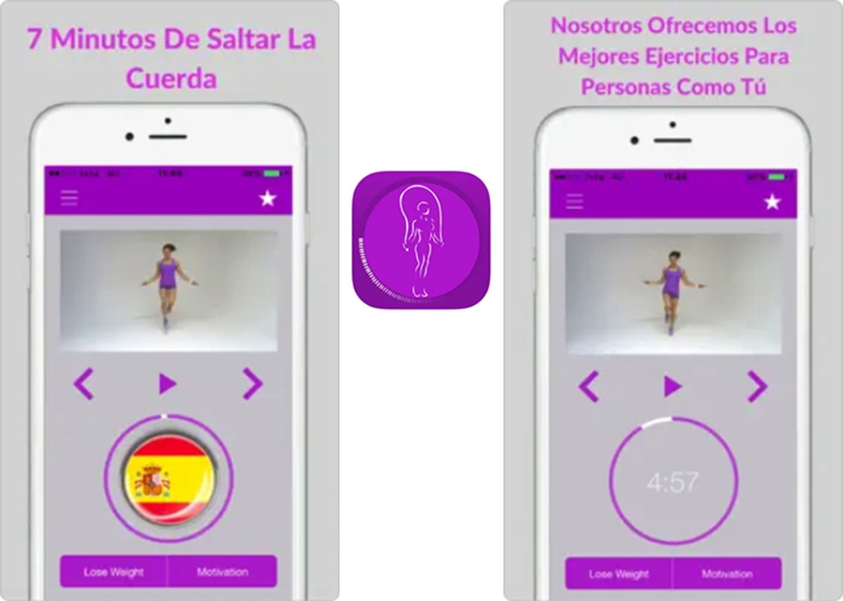 8 apps con rutinas de salto en cuerda para iPhone