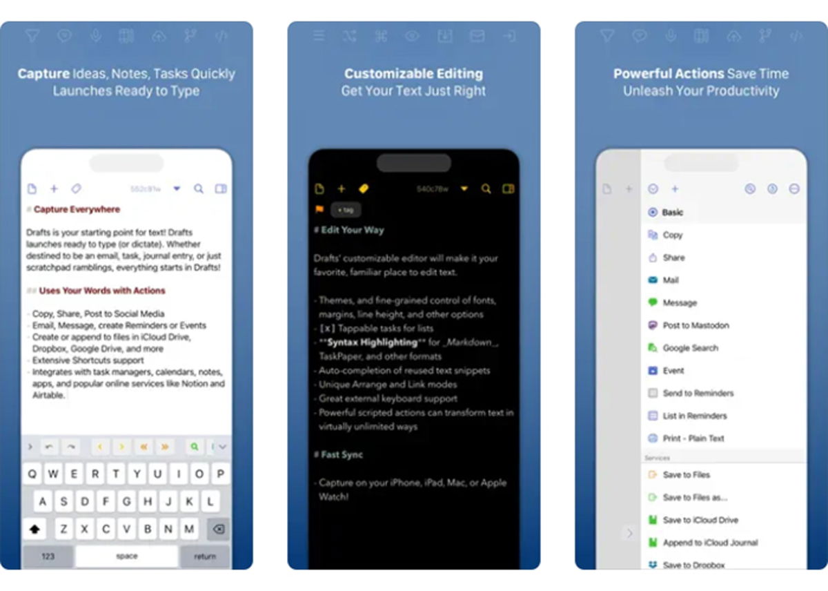 Mejores editores de Markdown para iPhone y iPad