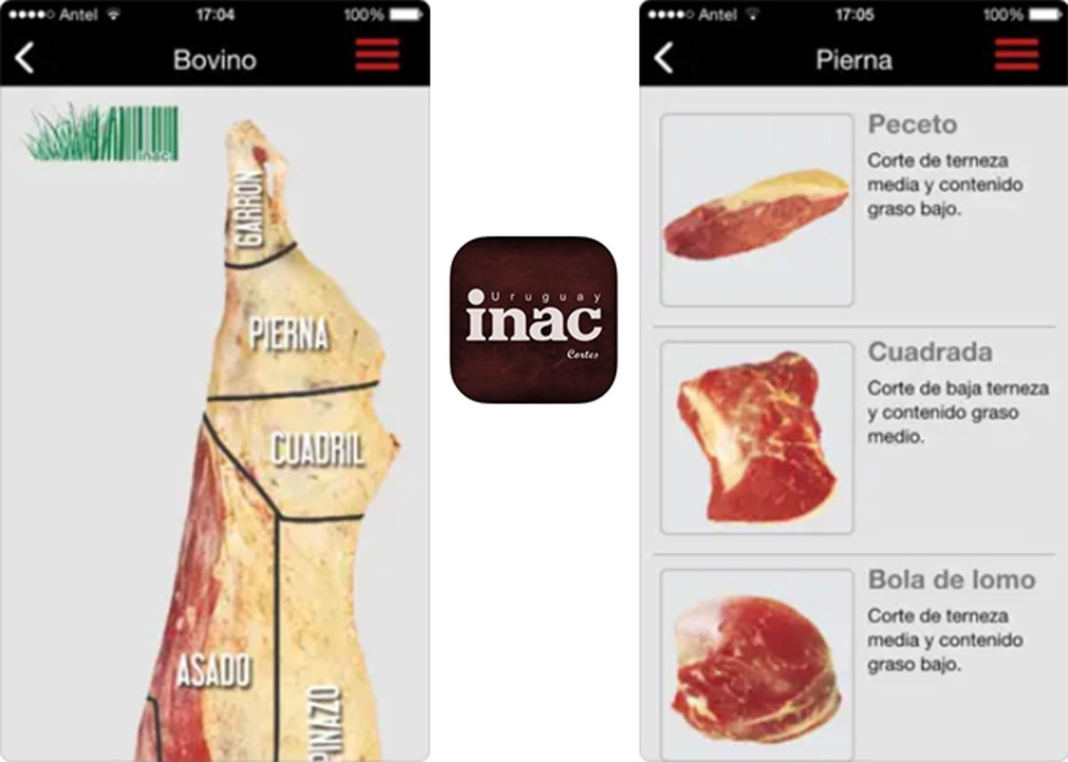 Apps para conocer el corte de las carnes desde iPhone