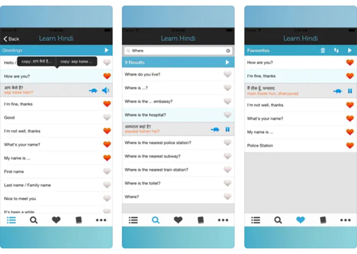 Apps para aprender hindi rápido desde iPhone