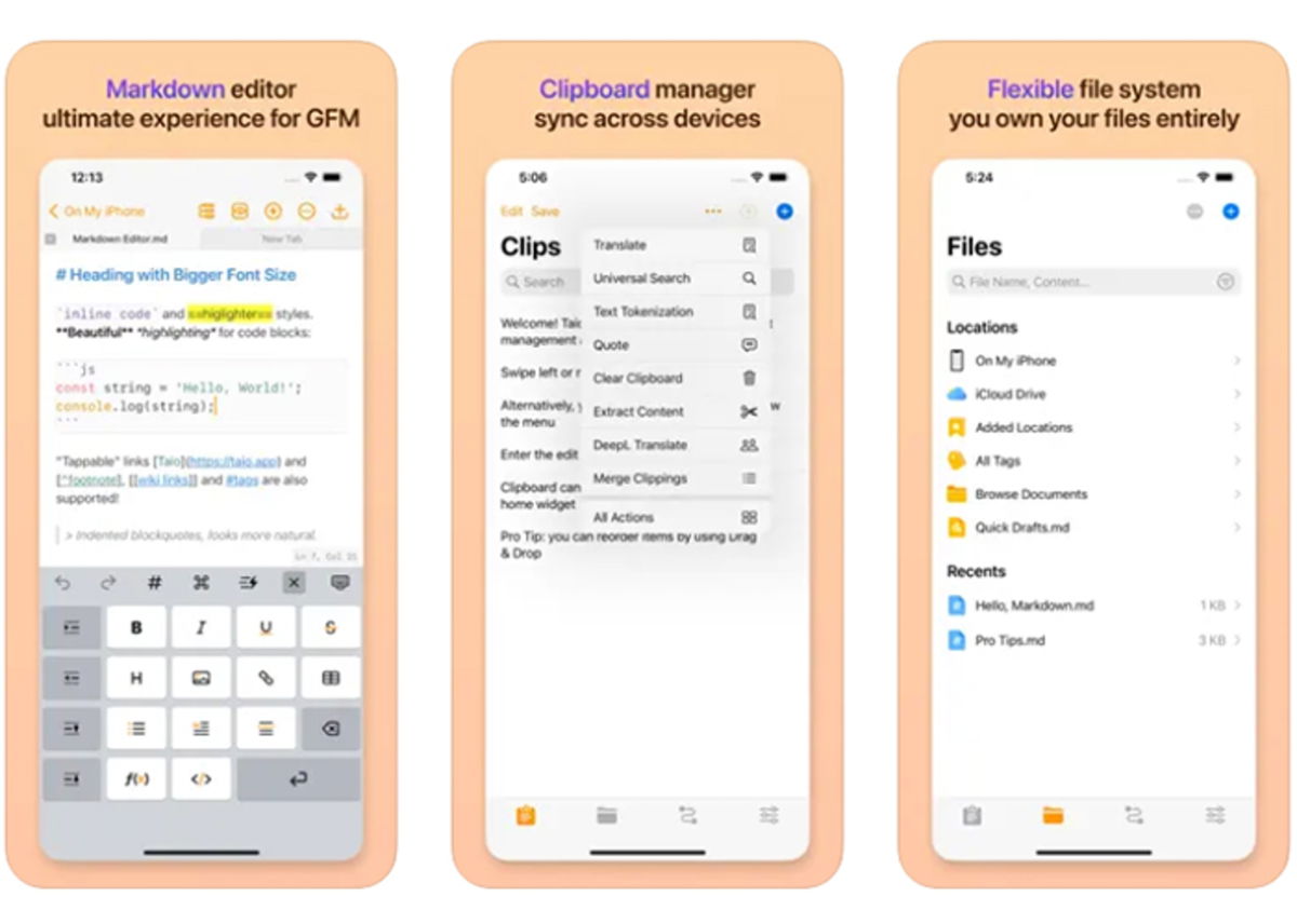 Mejores editores de Markdown para iPhone y iPad